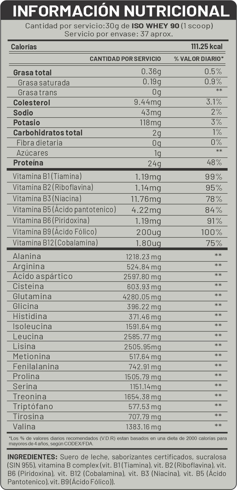 ISO WHEY 90 - Universe Nutrition