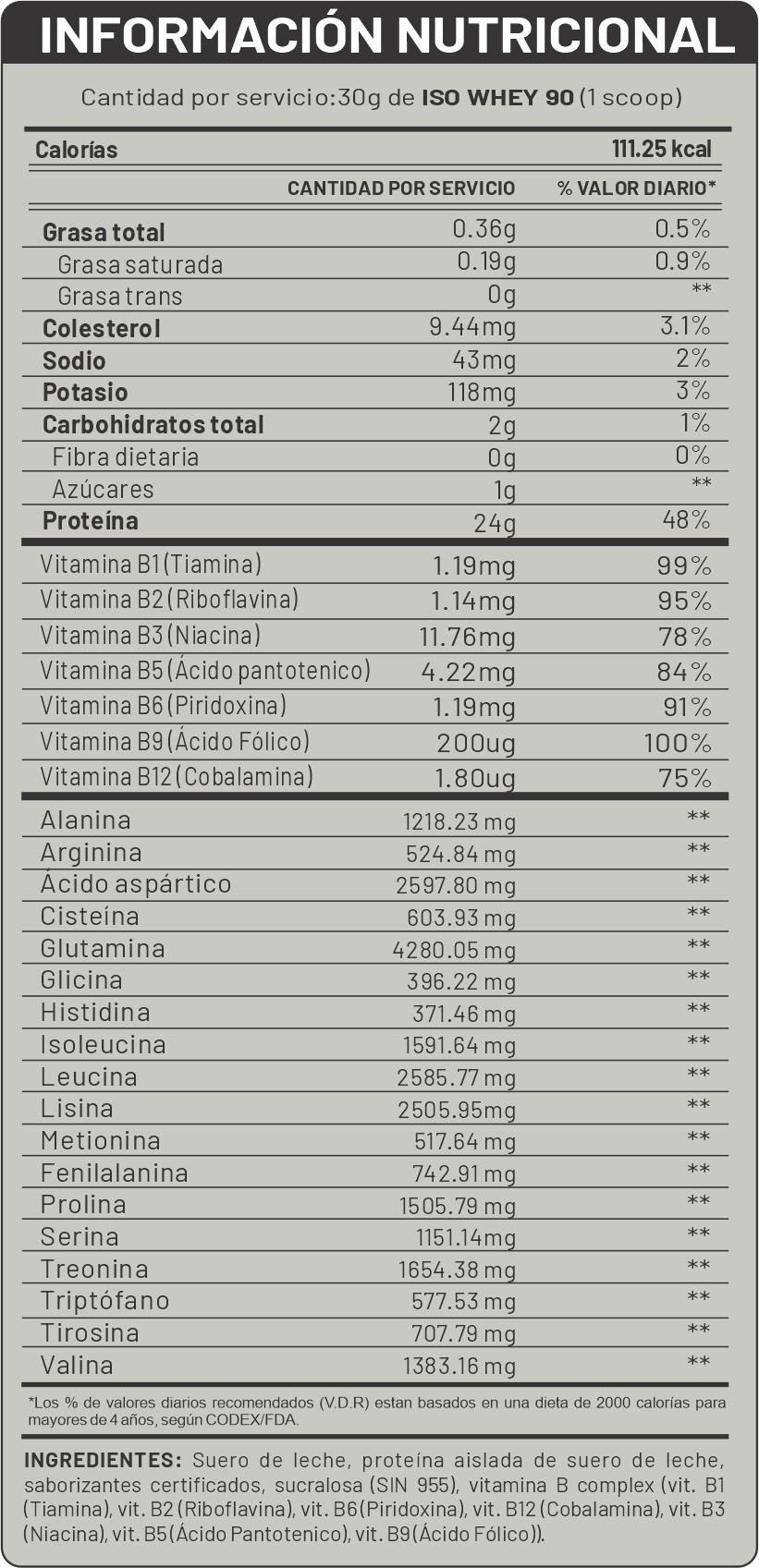 ISO WHEY 90 - Universe Nutrition