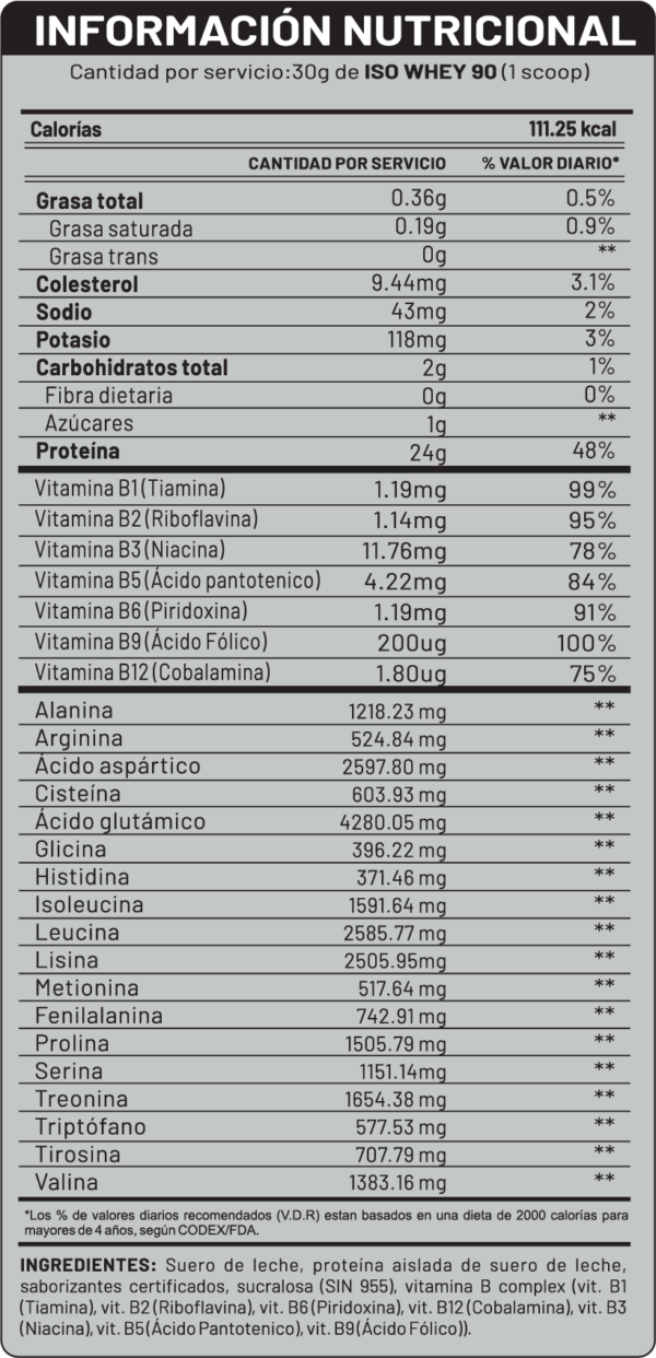 ISO WHEY 90 - Universe Nutrition